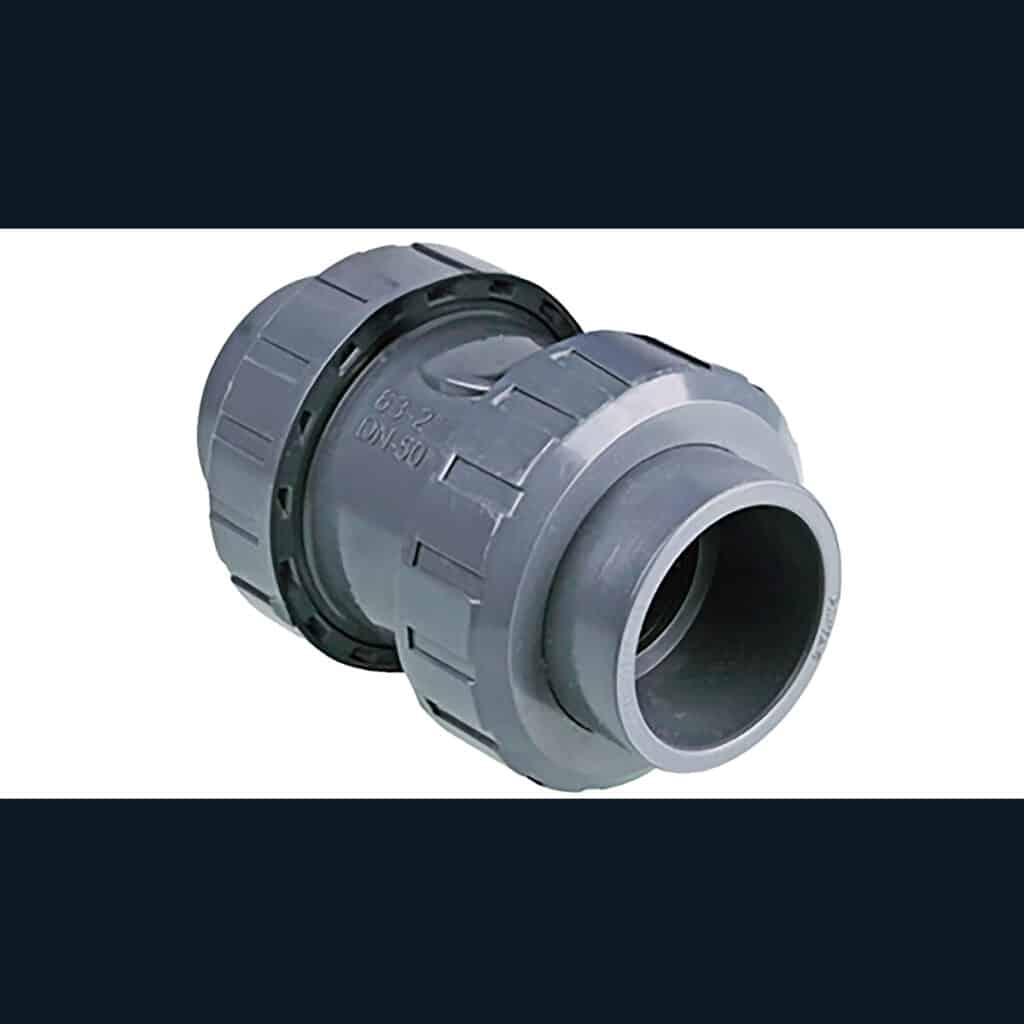 Köp Backventil PVC med fjäder D-50 – SPS